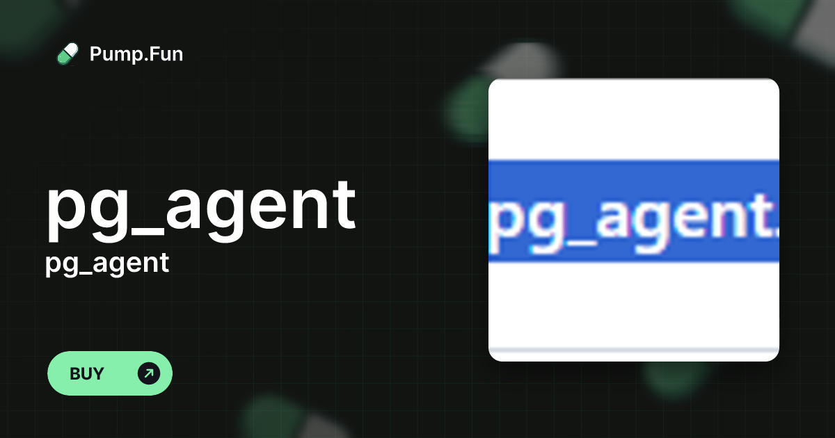 pg_agent (pg_agent) - Pump