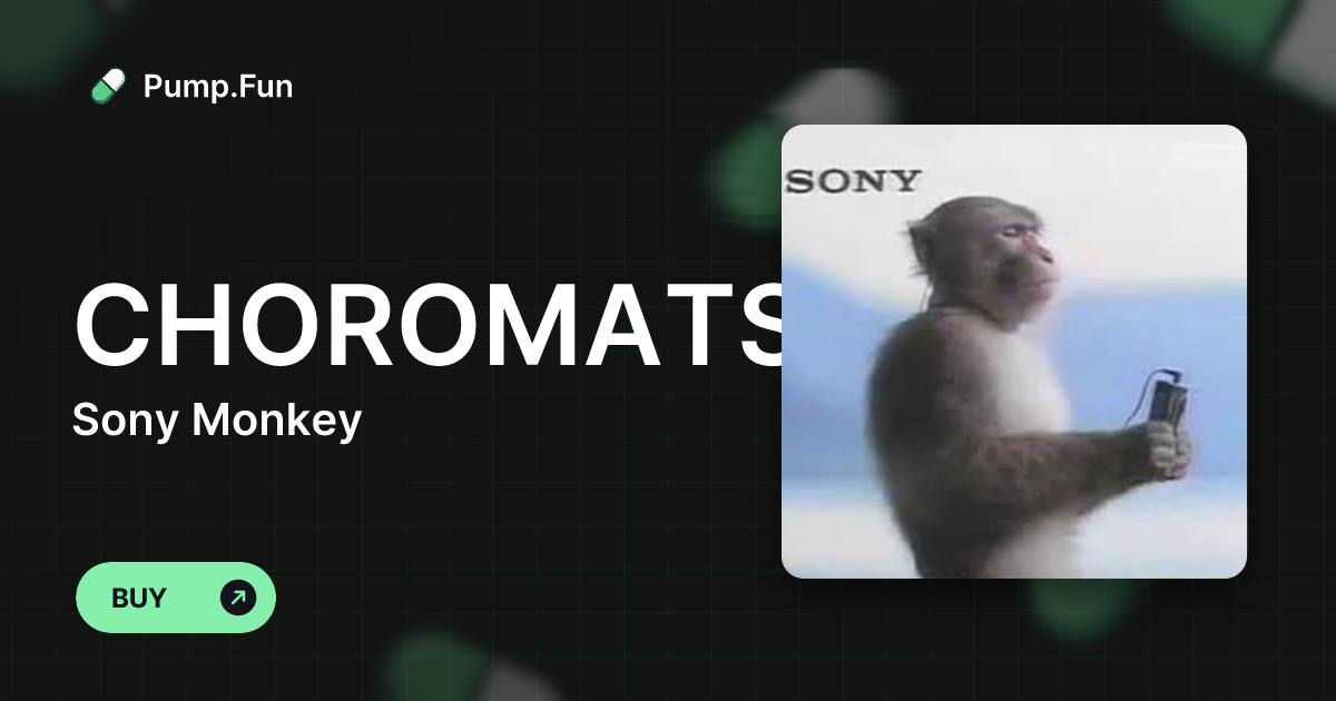 Sony Monkey (CHOROMATSU) - Pump