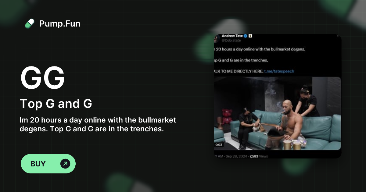 Top G and G (GG) - Pump