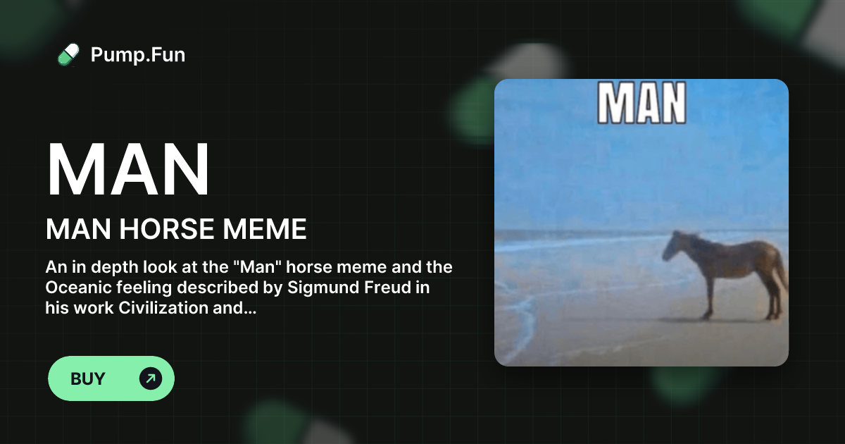 MAN HORSE MEME (MAN) - Pump