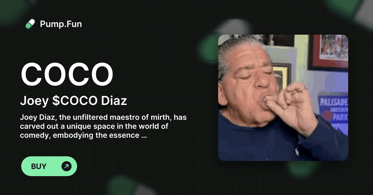 Joey $COCO Diaz (COCO) - Pump