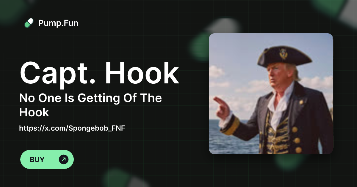 No One Is Getting Of The Hook (Capt. Hook) - Pump