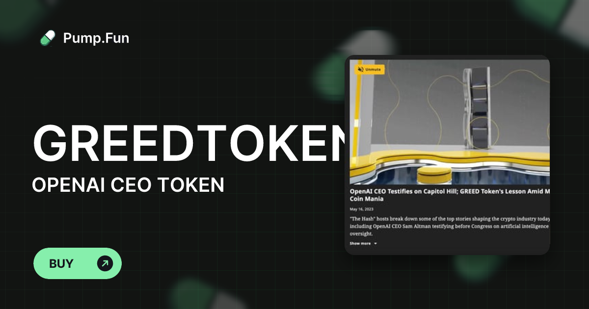 OPENAI CEO TOKEN (GREEDTOKEN) - Pump