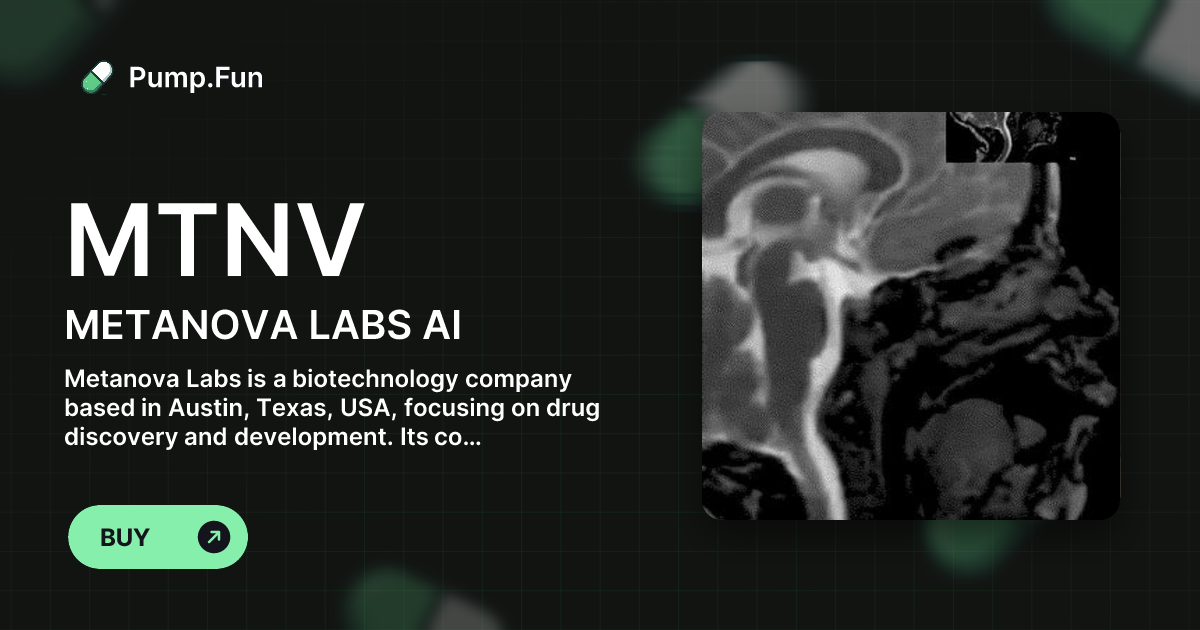 METANOVA LABS AI (MTNV) - Pump