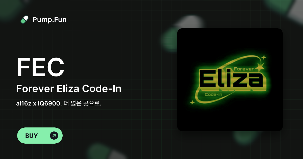 Forever Eliza Code-In (FEC) - Pump