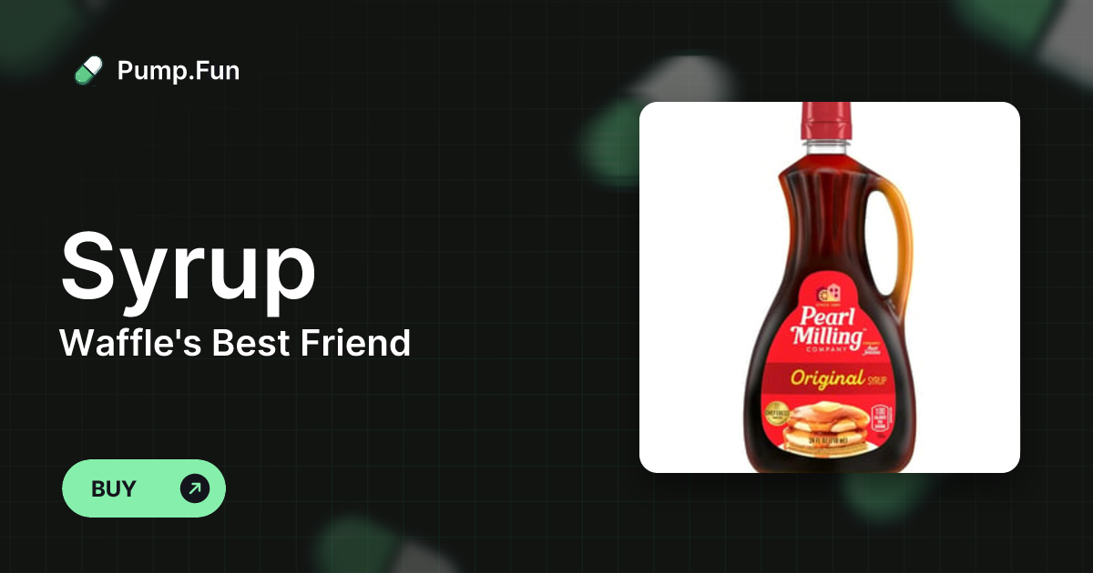 Waffle's Best Friend (Syrup) - Pump