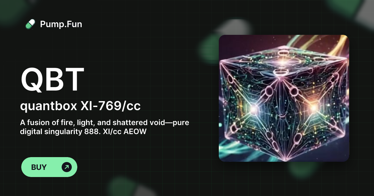 quantbox XI-769/cc (QBT) - Pump