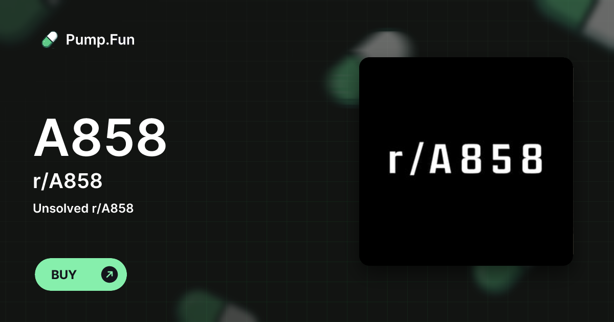 r/A858 (A858) - Pump