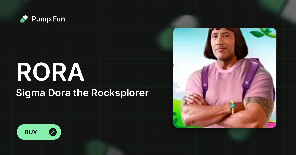 Sigma Dora the Rocksplorer (RORA) - Pump