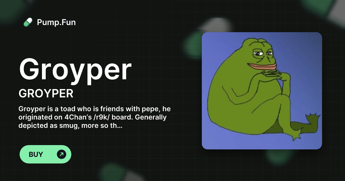 GROYPER (Groyper) - Pump