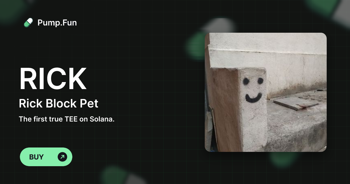 Rick Block Pet (RICK) - Pump