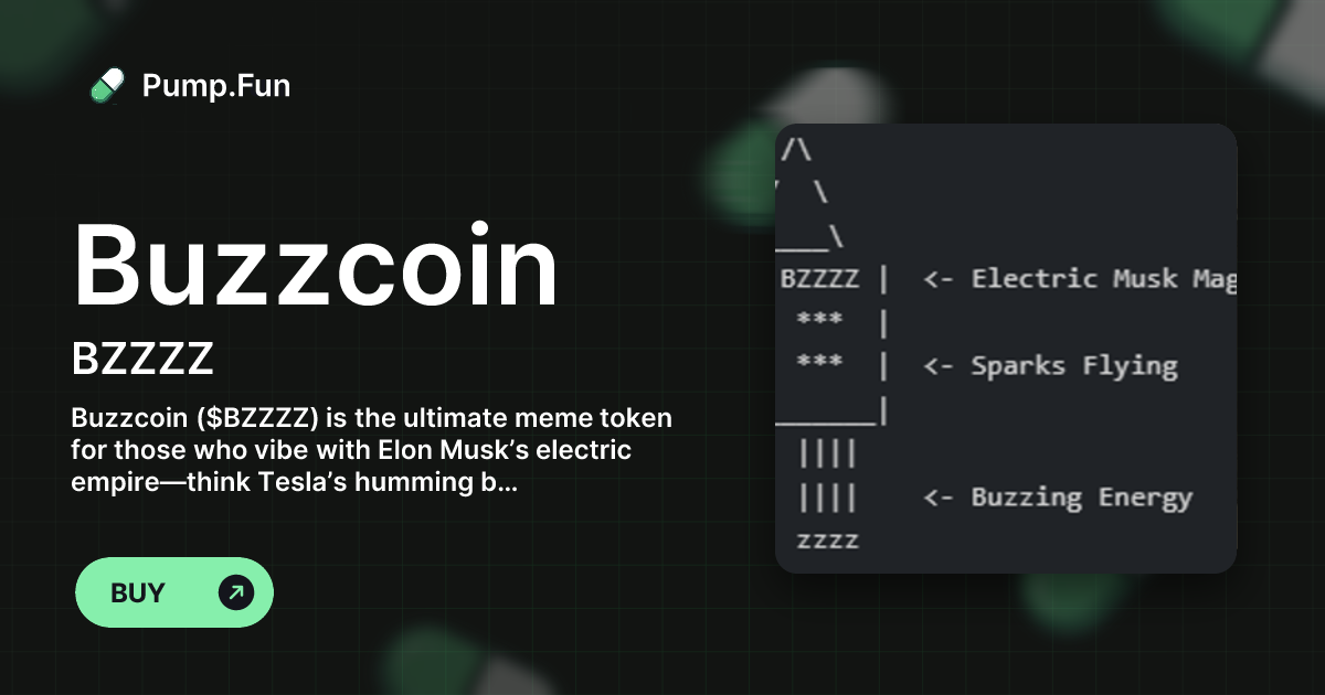 BZZZZ (Buzzcoin) - Pump