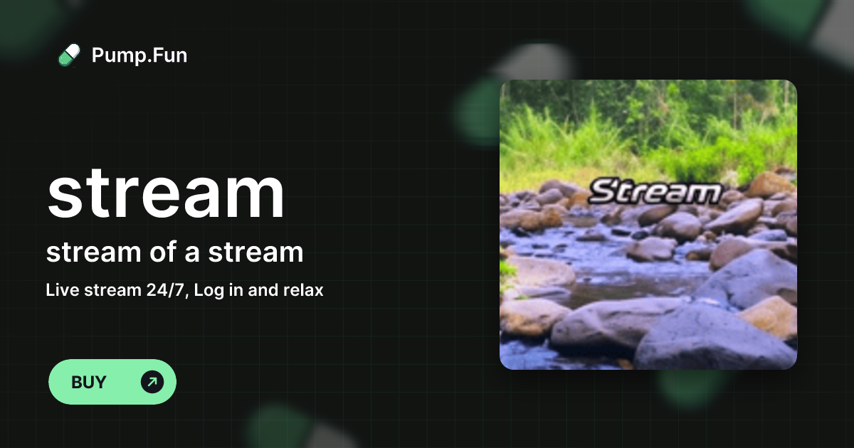 stream of a stream (stream ) - Pump