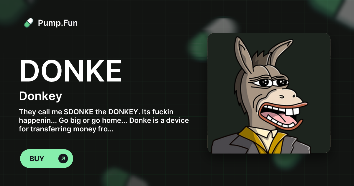 Donkey (DONKE) - Pump