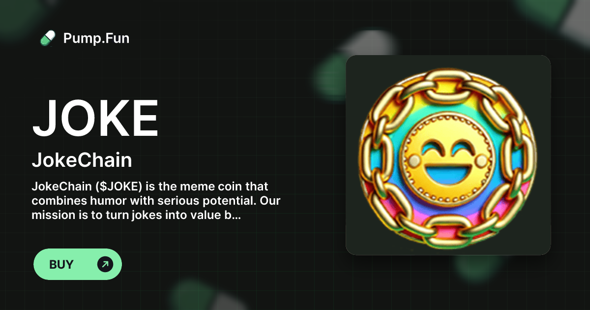 JokeChain (JOKE) - Pump