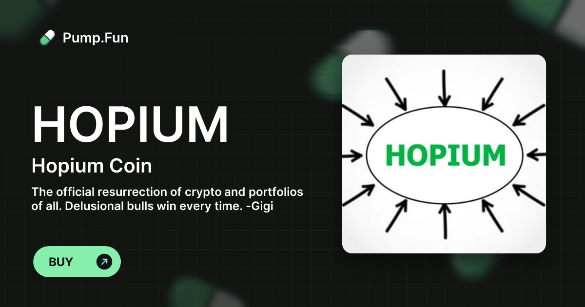 Hopium Coin (HOPIUM) - Pump