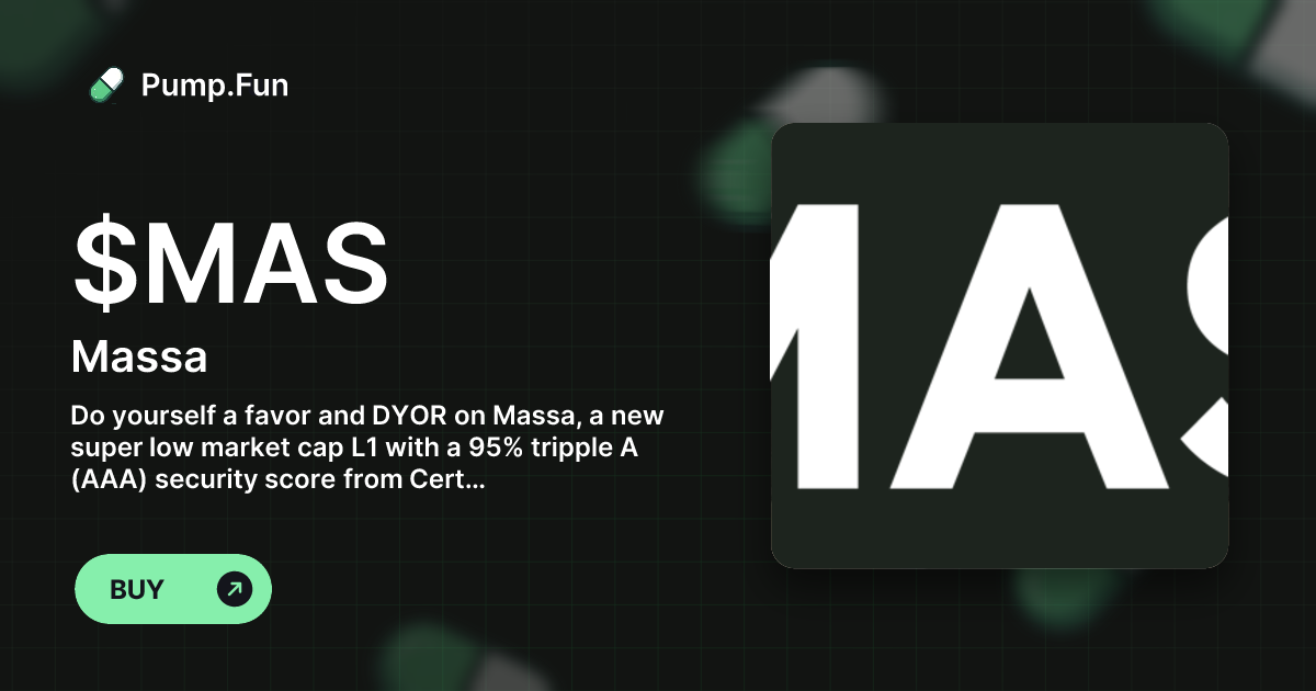 Massa ($MAS) - Pump