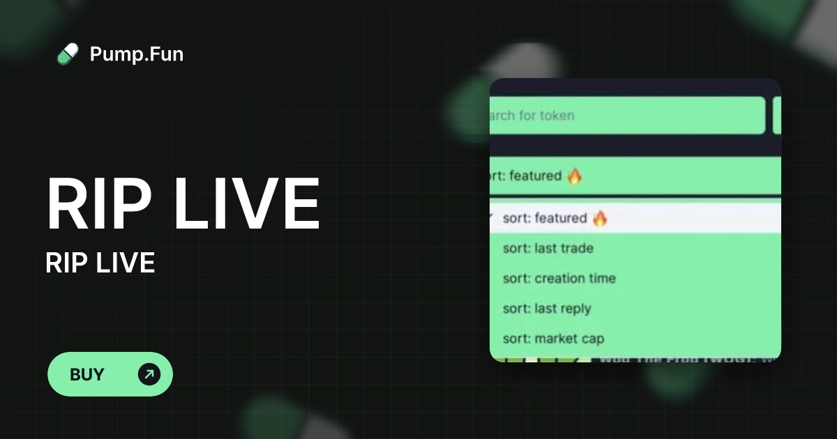 RIP LIVE (RIP LIVE) - Pump