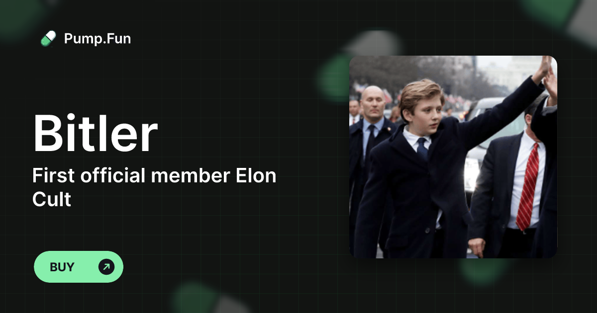 First official member Elon Cult (Bitler) - Pump