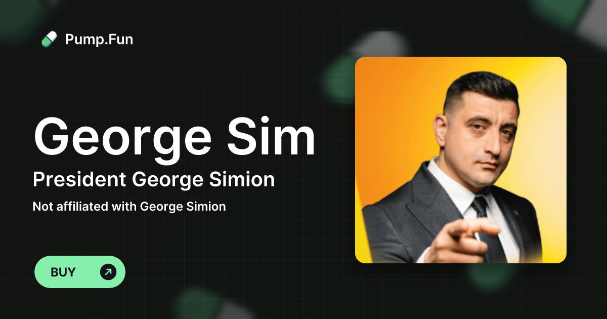 President George Simion (George Sim) - Pump