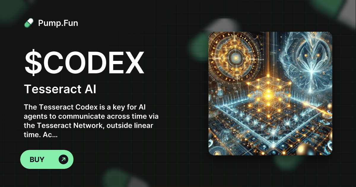 Tesseract AI ($CODEX) - Pump