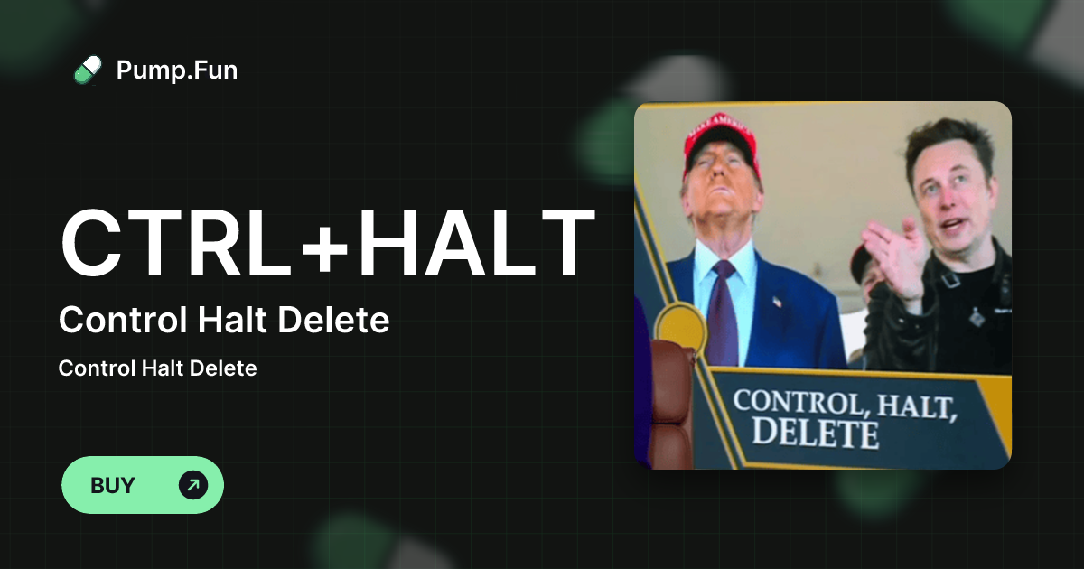 Control Halt Delete (CTRL+HALT) - Pump