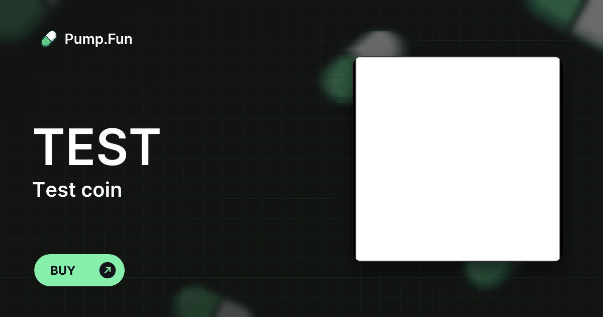 Test coin (TEST) - Pump
