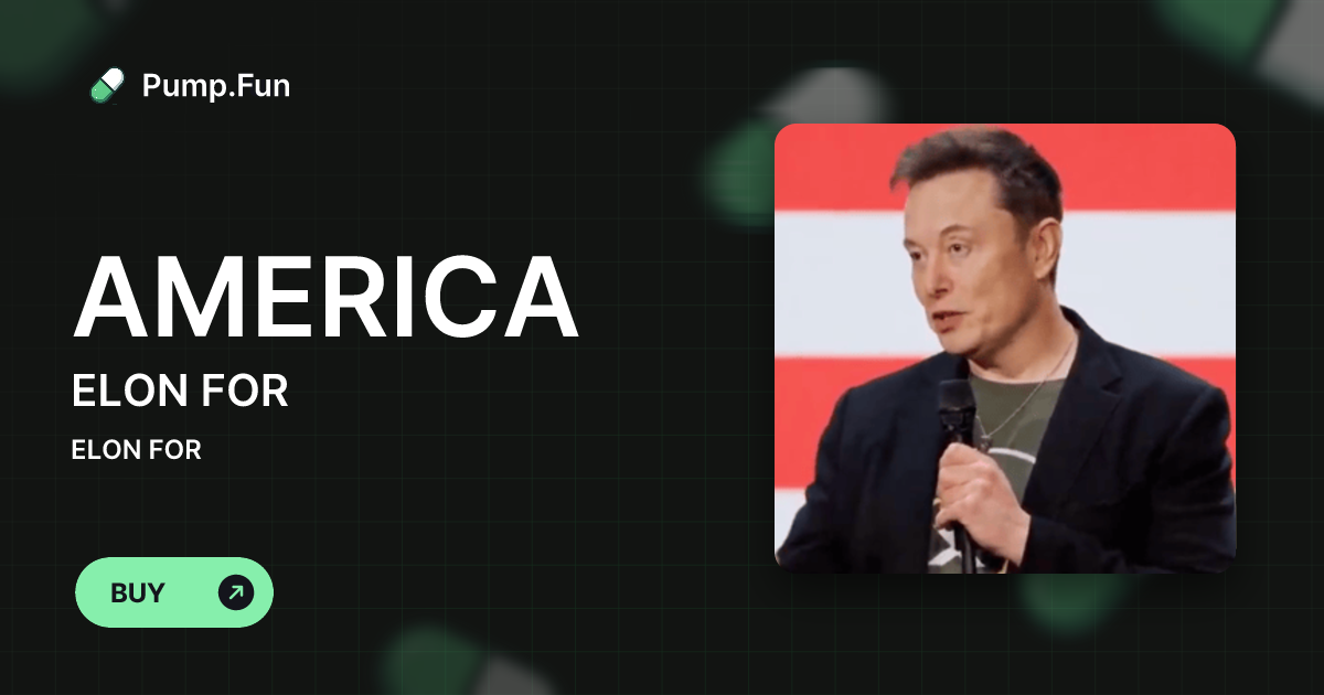 ELON FOR (AMERICA) - Pump