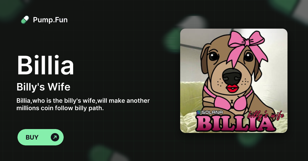 Billy's Wife (Billia ) - Pump