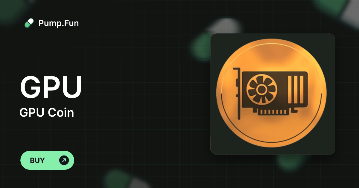 GPU Coin (GPU) - Pump