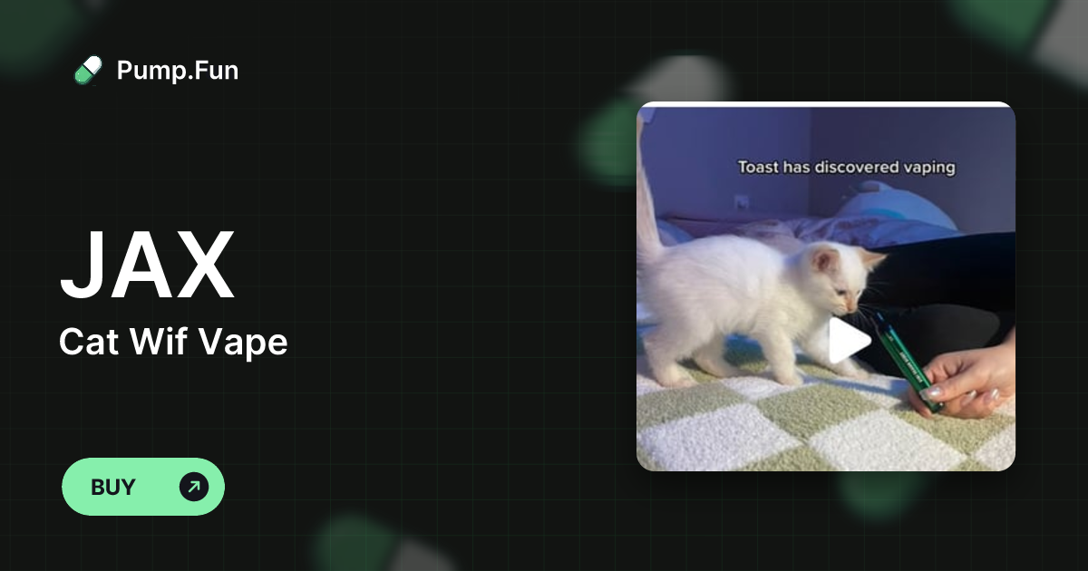 Cat Wif Vape (JAX) - Pump