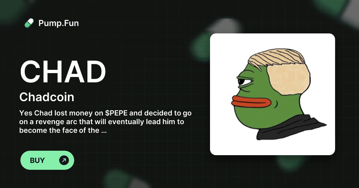 Chadcoin (CHAD) - Pump