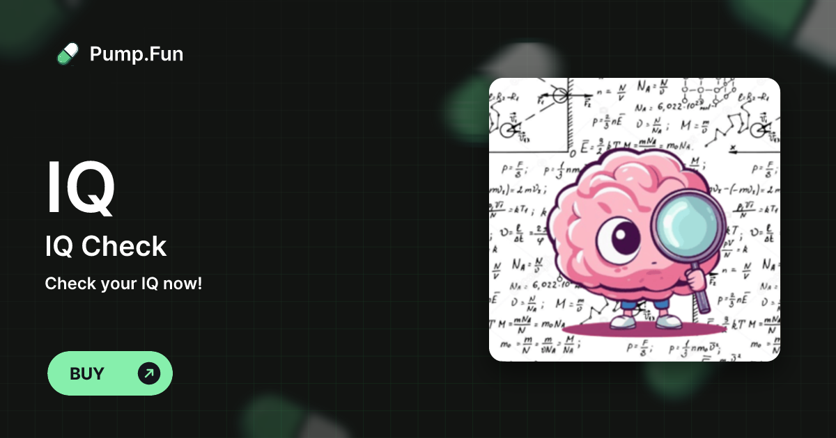 IQ Check (IQ) - Pump