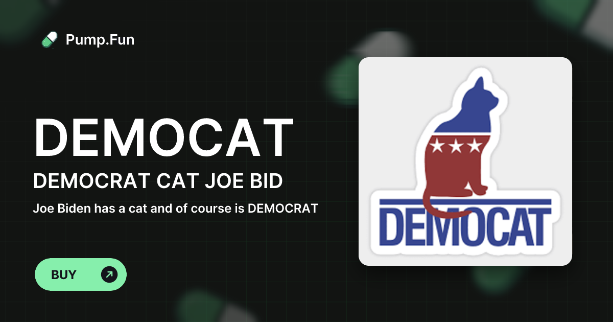 DEMOCRAT CAT JOE BID (DEMOCAT) - Pump