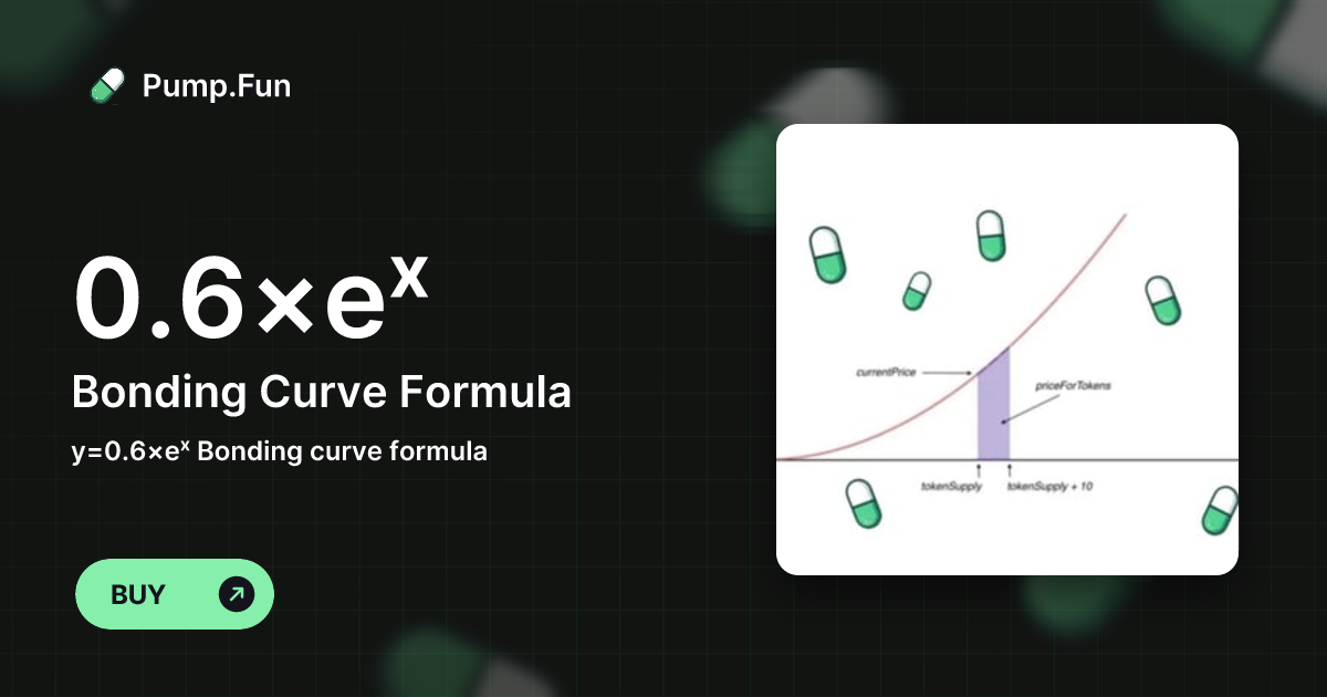 Bonding Curve Formula (0.6×eˣ) - Pump
