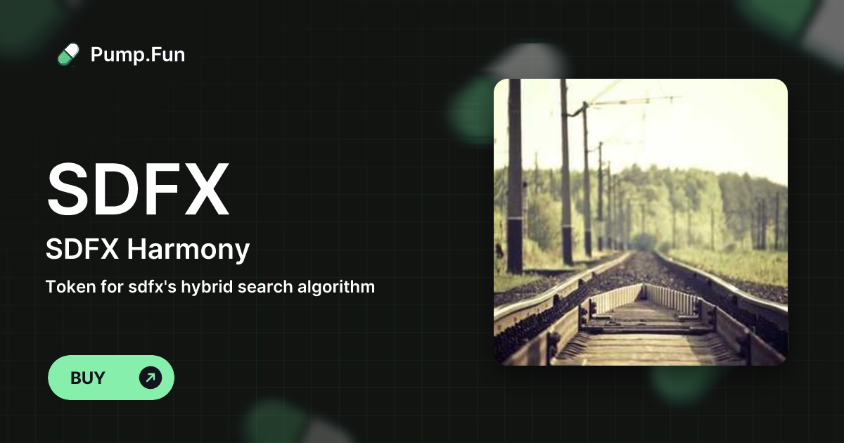 SDFX Harmony (SDFX) - Pump