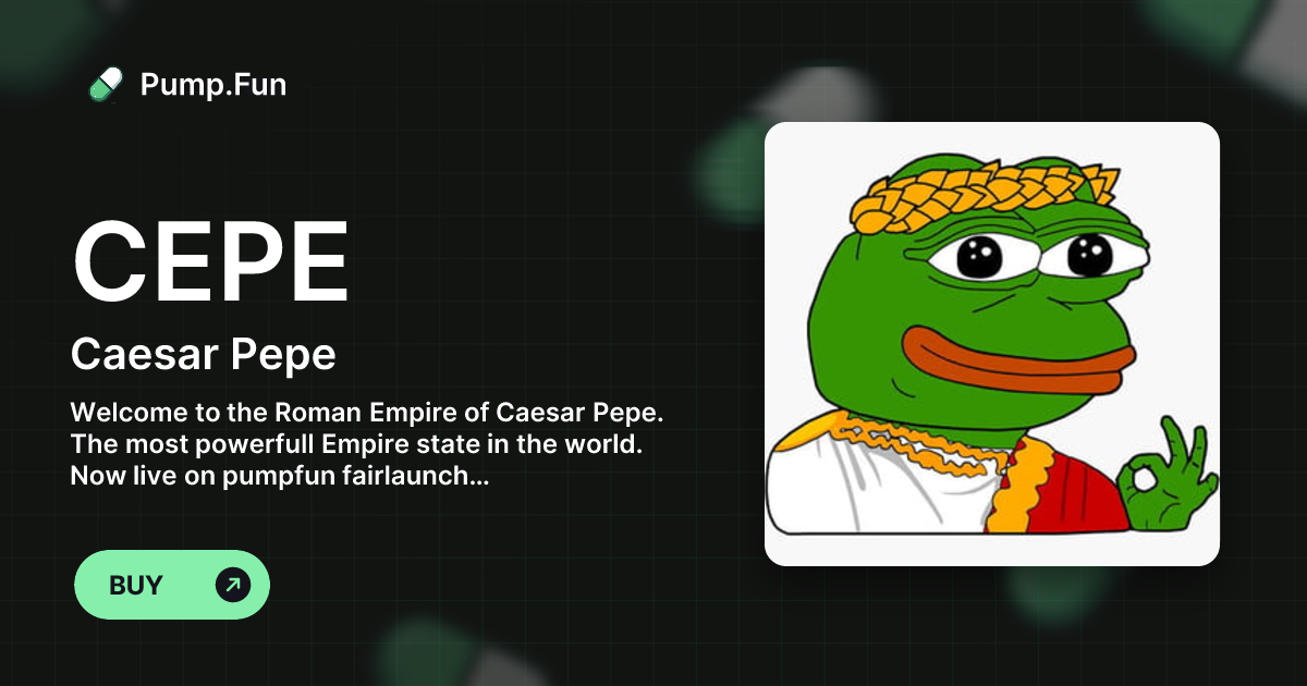 Caesar Pepe (CEPE) - Pump