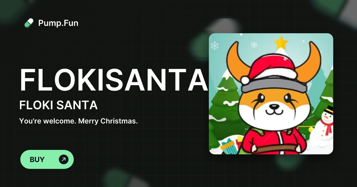 FLOKI SANTA (FLOKISANTA) - Pump