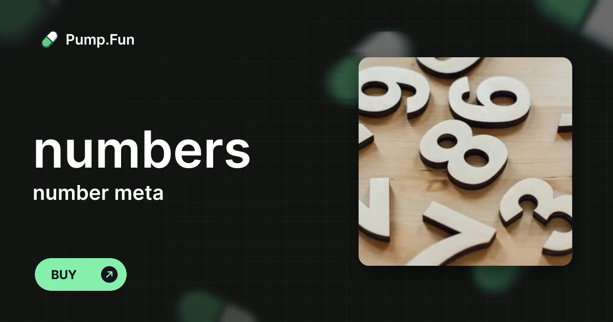 number meta (numbers) - Pump