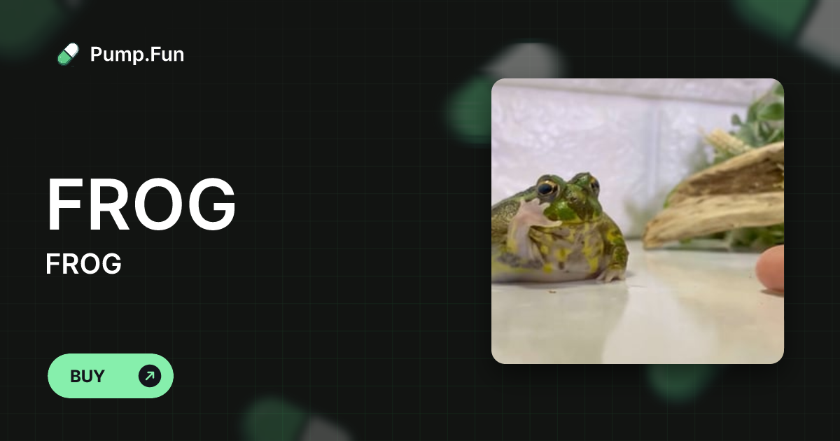 FROG (FROG) - Pump