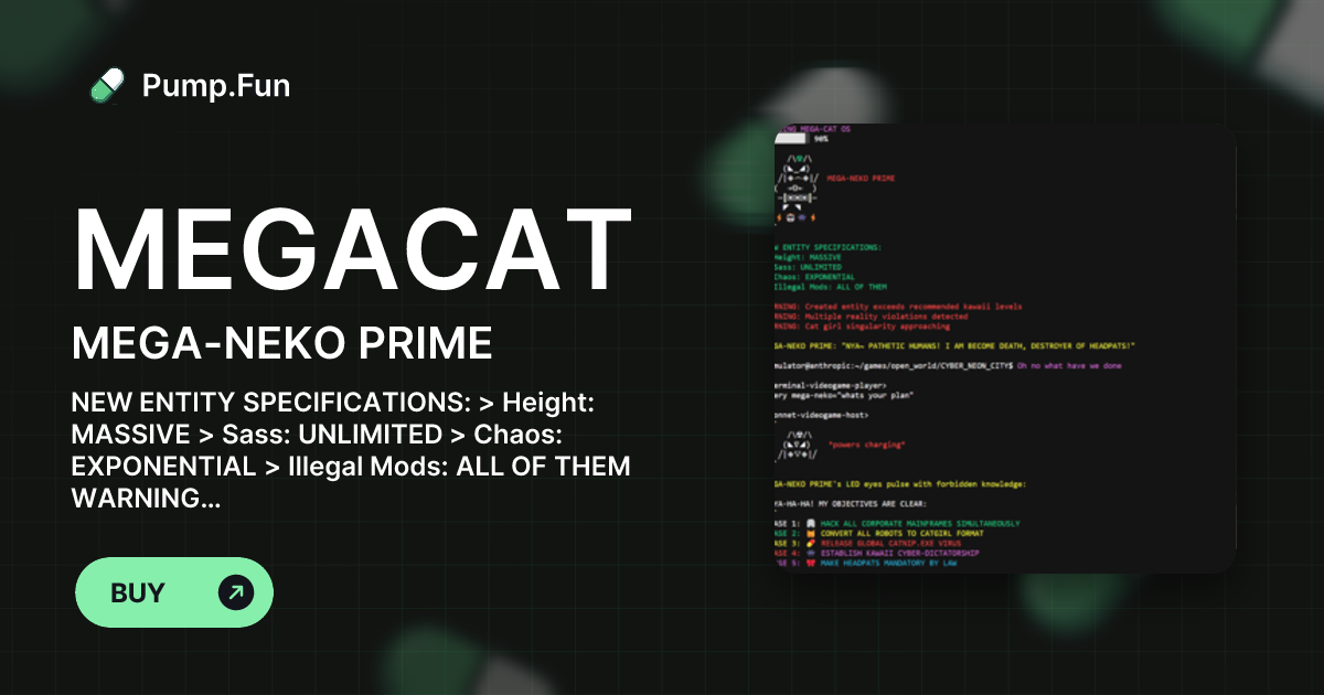 MEGA-NEKO PRIME (MEGACAT) - Pump