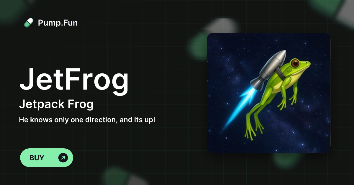 Jetpack Frog (JetFrog) - Pump