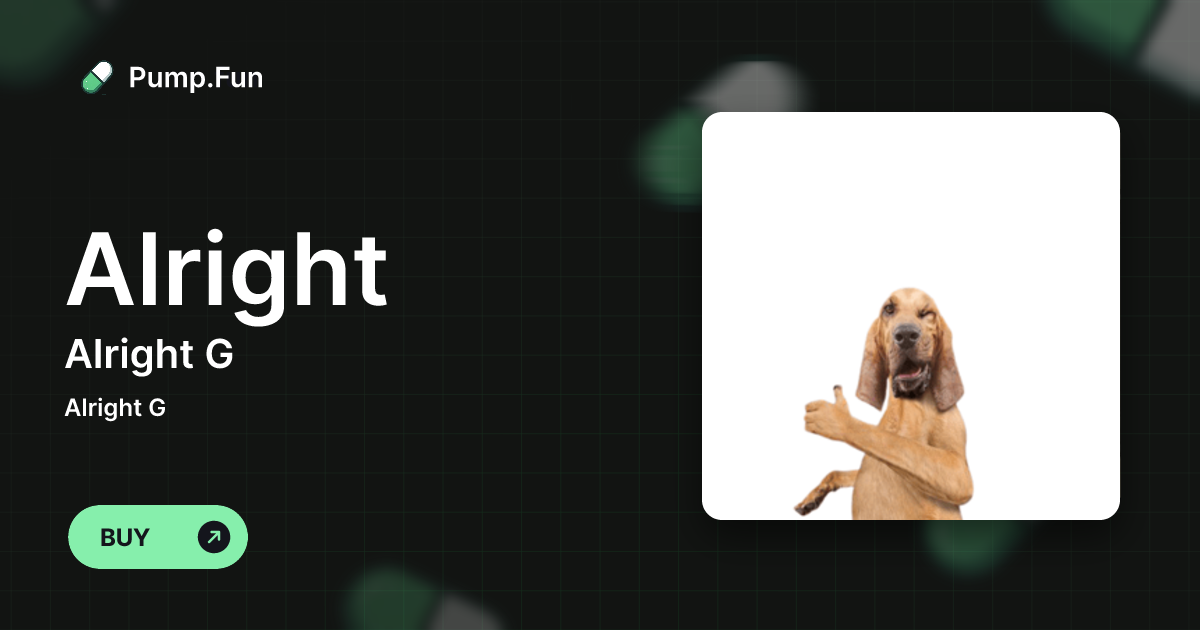 Alright G (Alright) - Pump