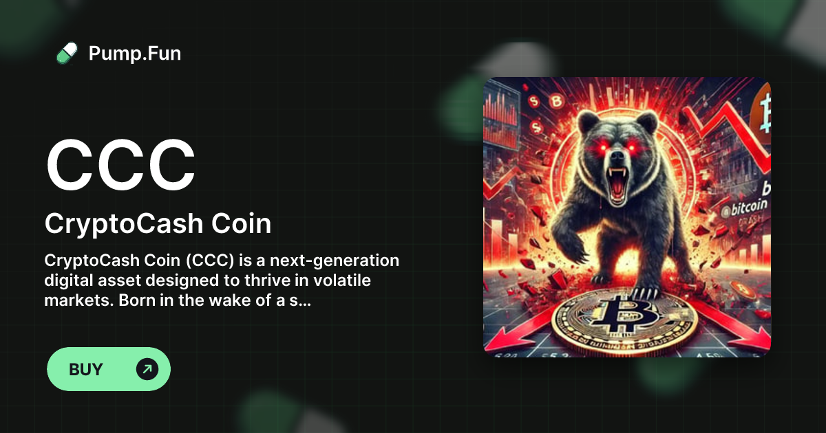 CryptoCash Coin (CCC) - Pump
