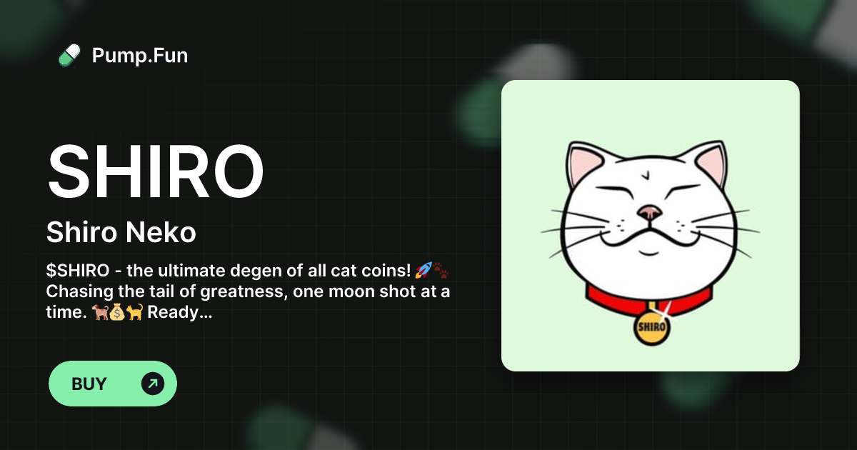 Shiro Neko (SHIRO) - Pump