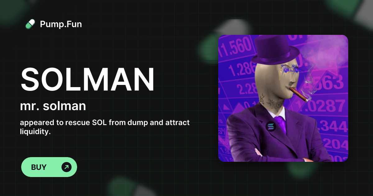 mr. solman (SOLMAN) - Pump