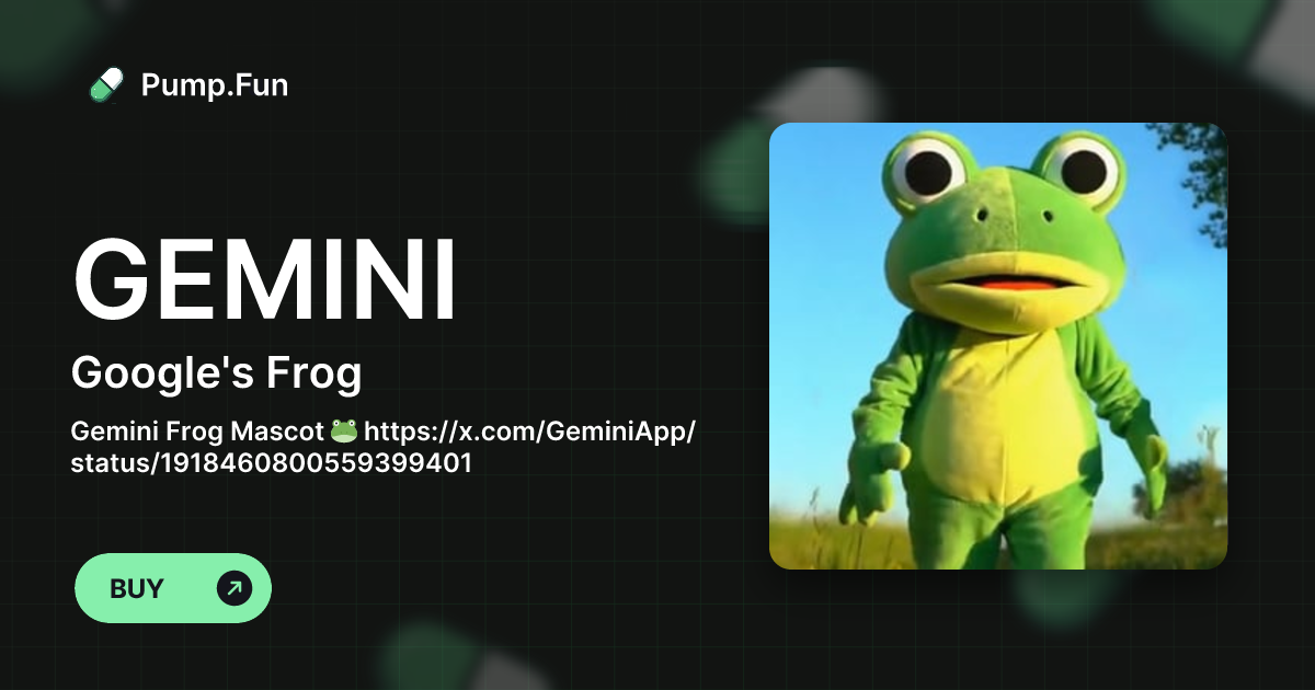 Google's Frog (GEMINI) - Pump