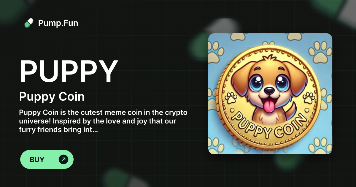 Puppy Coin (PUPPY) - Pump