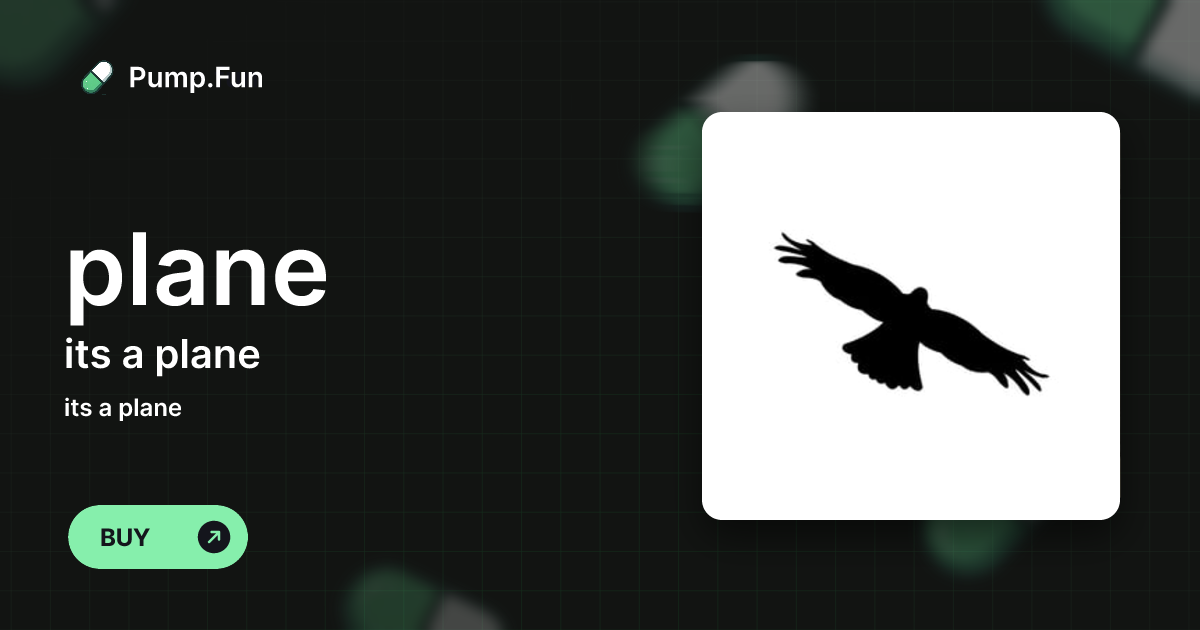 its a plane (plane) - Pump