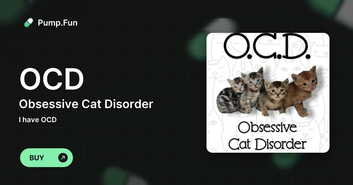 Obsessive Cat Disorder (OCD) - Pump